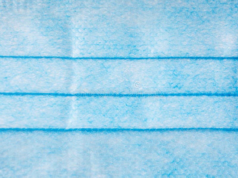 Blue Medical Face Mask Macro Texture Backgound Stock Image - Image of ...
