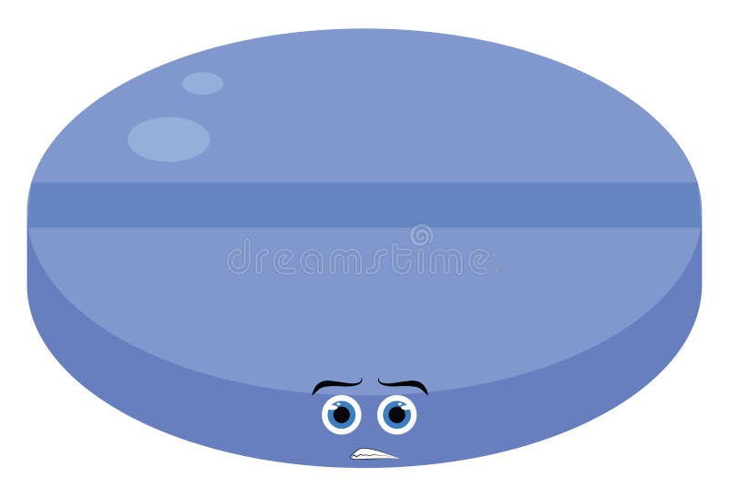 Blue Pill, Illustration, Vector Stock Vector - Illustration of graphic ...