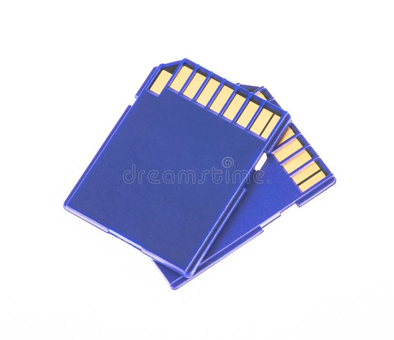 Blue memory SD card stock photo. Image of mobile, closeup - 43104772