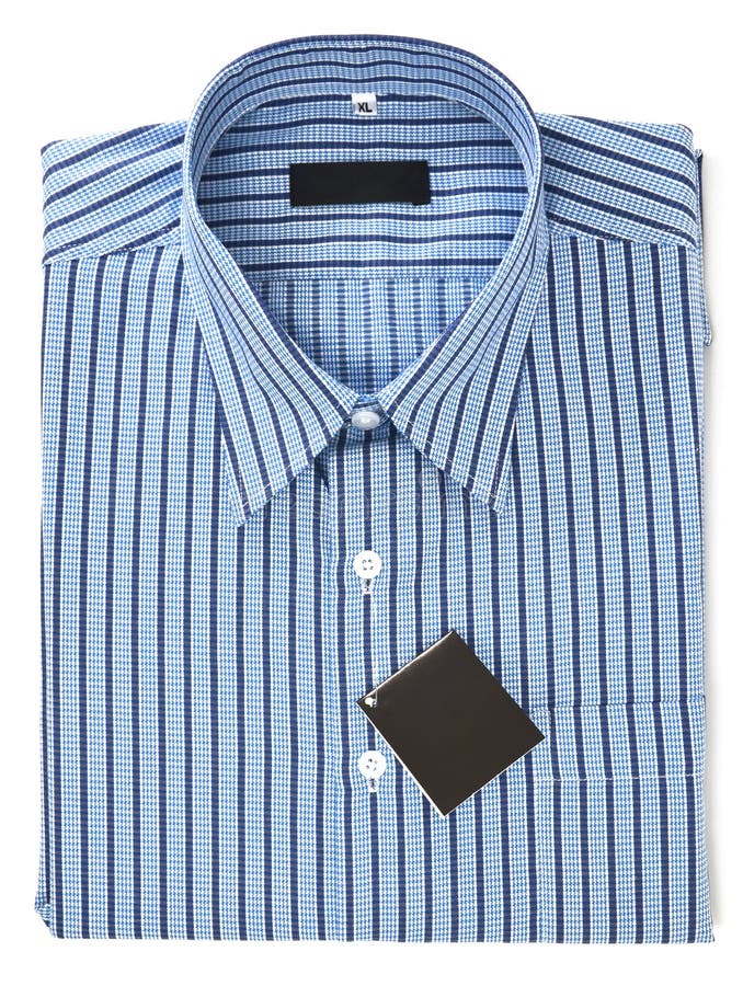 Blue Men s Shirt stock image. Image of button, collar - 30200767