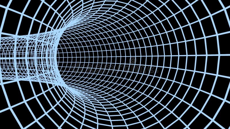 Blue Dot Mesh Wireframe Digital Futuristic Intelligence Animation Stock ...