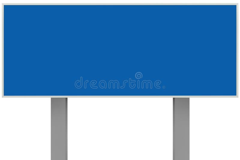 Empty Roadside Billboards at Evening Stock Image - Image of outdoor ...