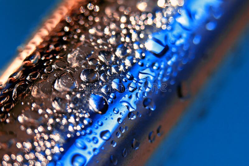 Blue Metal Bar stock photo. Image of liquid, metallic - 16862312