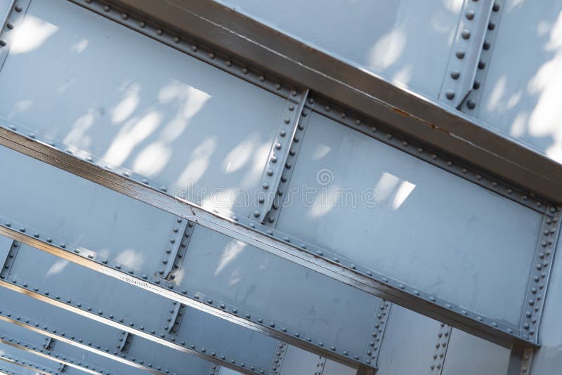 Blue Metal Frame Background Template Stock Photo - Image of metal ...