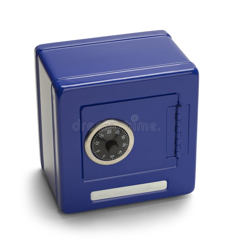 Blue Metal Safe stock image. Image of concepts, protection - 45742533