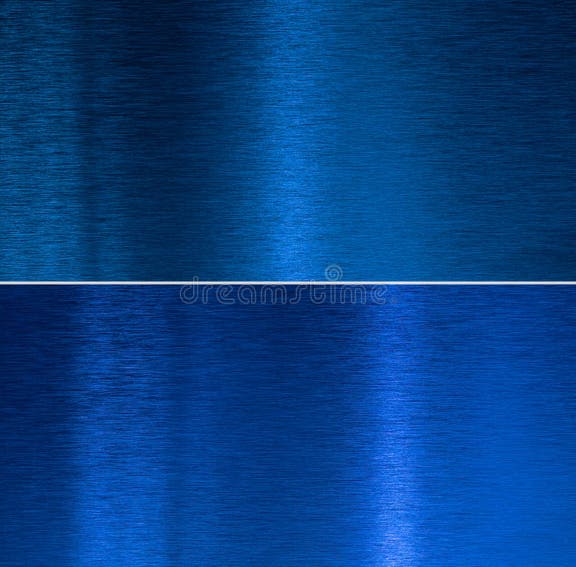 Blue Metal Textures Color Set Stock Image - Image of blue, color: 110809361