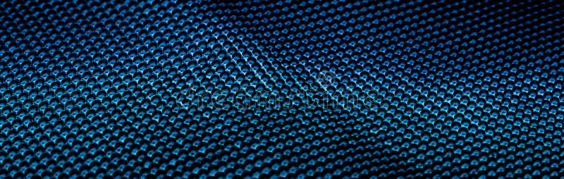 Blue Metallic Abstract Background, Futuristic Surface and High Tech ...