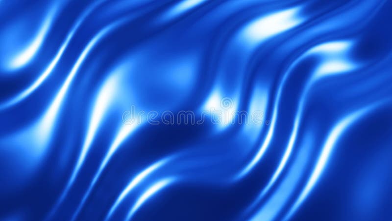 Blue Metallic Background with Waves Texture Stock Illustration ...