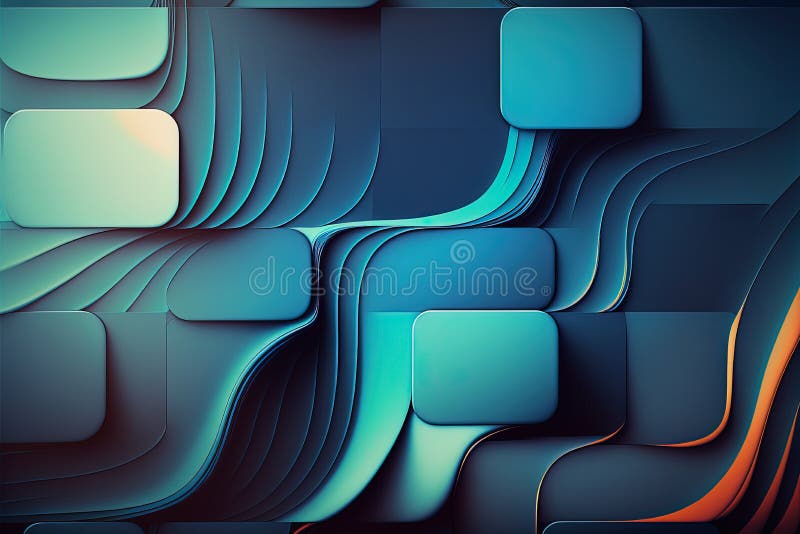 Midjourney Ai Generated Blue Metallic Background Illustration Stock ...