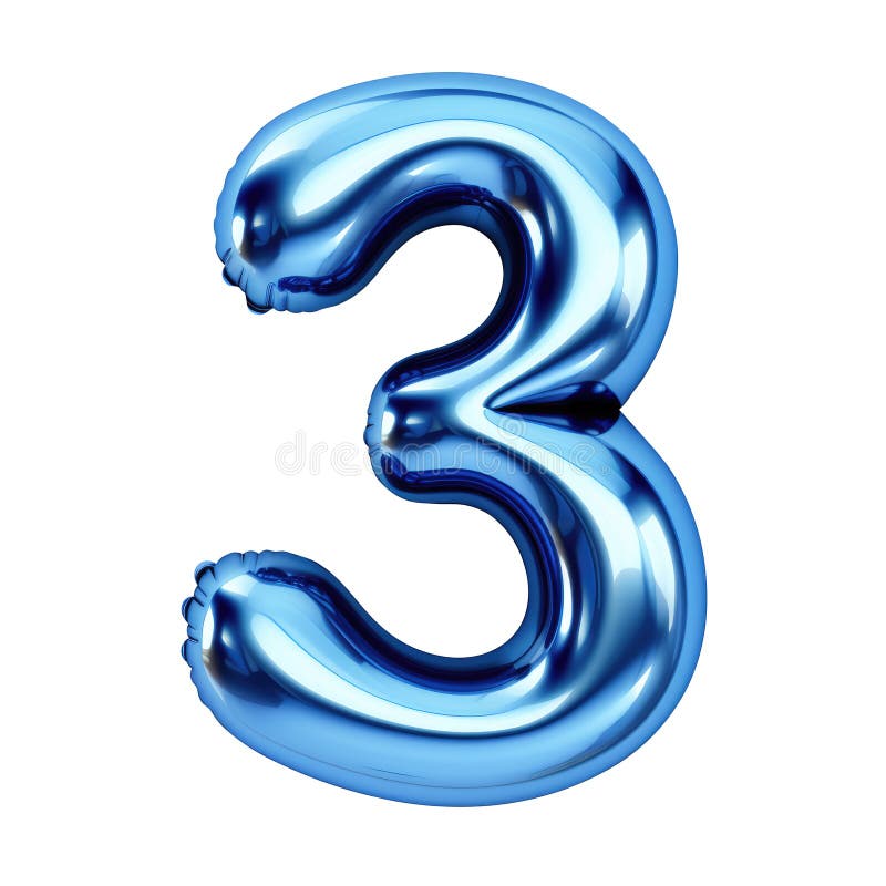 Blue Metallic G Alphabet Balloon Realistic 3D on White Background Stock ...