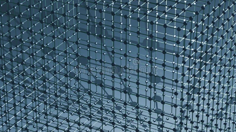 Blue Metallic Texture Cube Abstract Background Stock Footage - Video of ...