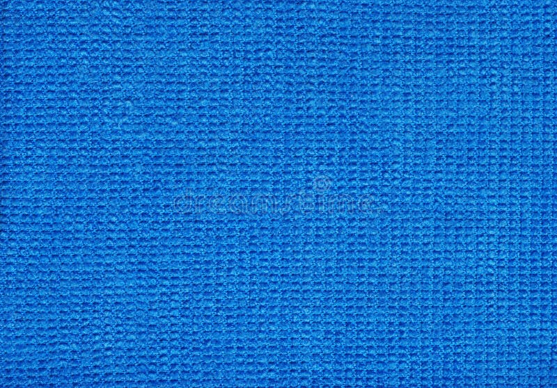 Blue Micro Fibre Fabric stock photo. Image of woven, checker - 12873652