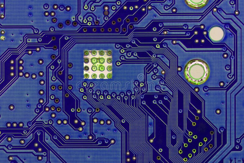 Blue microchip texture stock photo. Image of background - 112573366