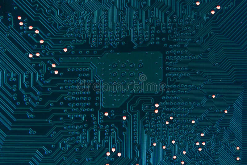Blue microchip texture stock photo. Image of science - 112555370