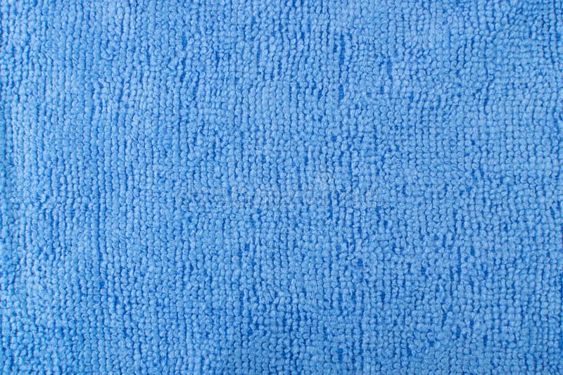 Blue Microfiber Cleaning Cloth Texture Background Top View Stock Image ...