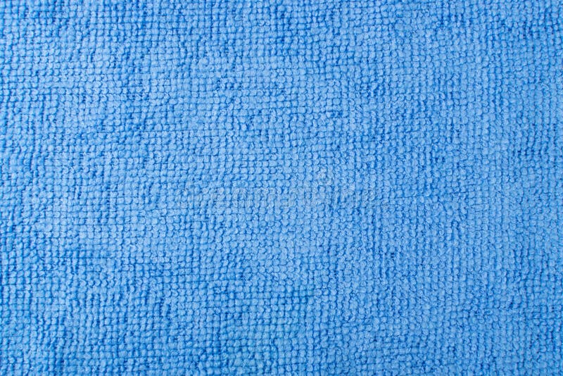 Blue Microfiber Cleaning Cloth Texture Background Top View Stock Photo ...
