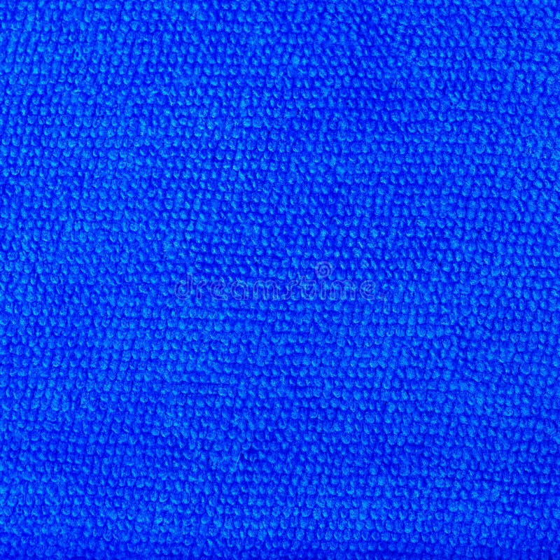 Blue Microfiber Cloth and Blue Microfiber Texture of Microfiber Towel ...