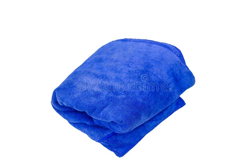 Blue microfiber cloth stock image. Image of effective - 143920093