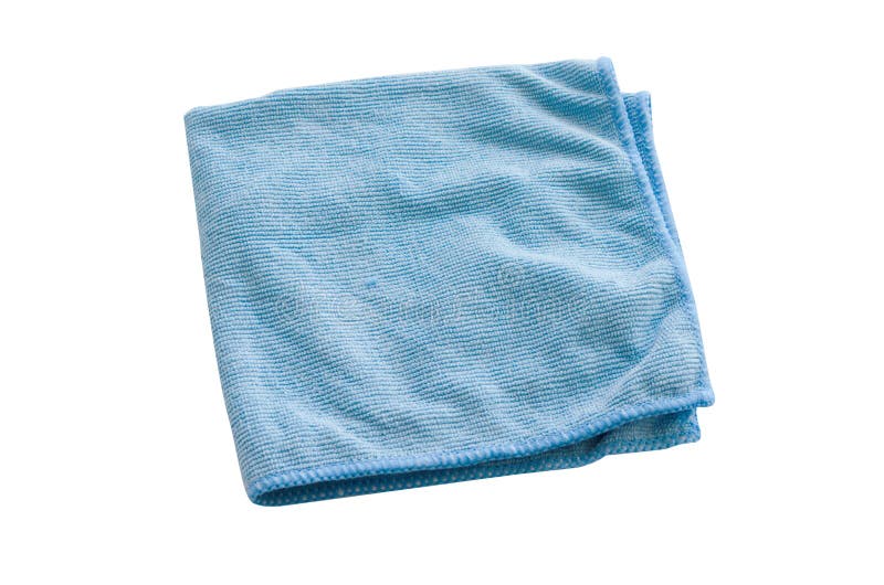 Blue microfiber cloth stock image. Image of effective - 143920093