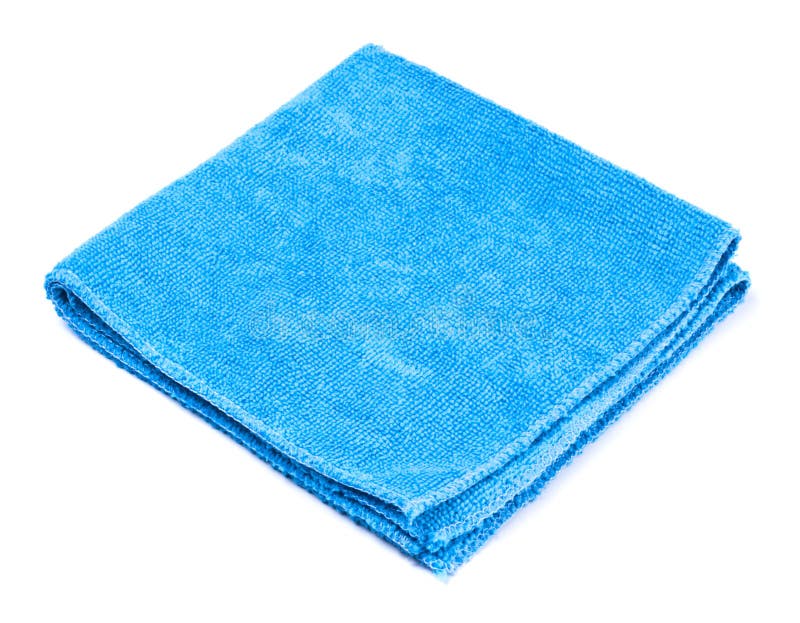 Blue microfiber duster stock photo. Image of material - 12524774