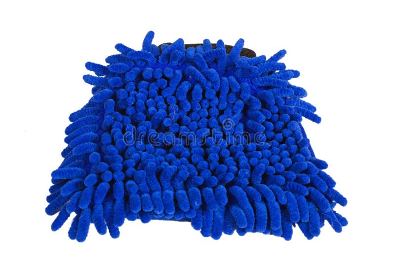 Blue microfiber duster stock image. Image of blue, cloth - 14596241