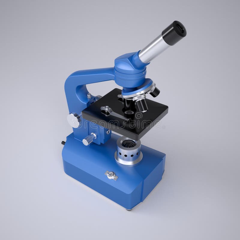 Microscope. X-ray render stock photo. Image of instrument - 32825008