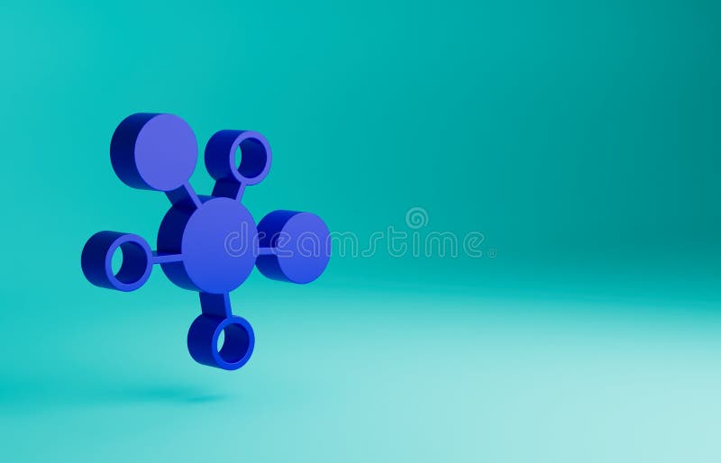Blue Mind.AI Generated stock illustration. Illustration of intellect ...