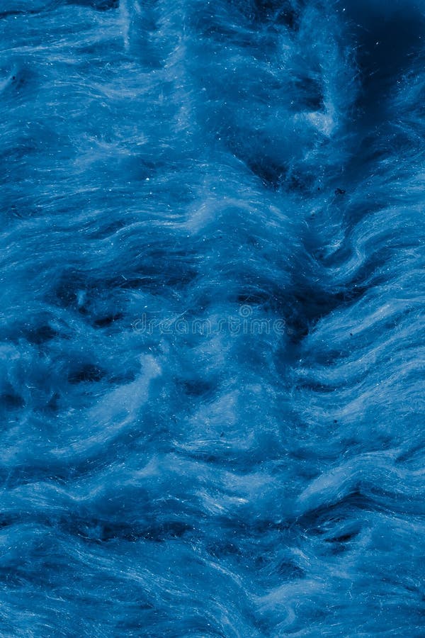 Blue Mineral Wool with a Visible Texture Stock Photo - Image of detail ...