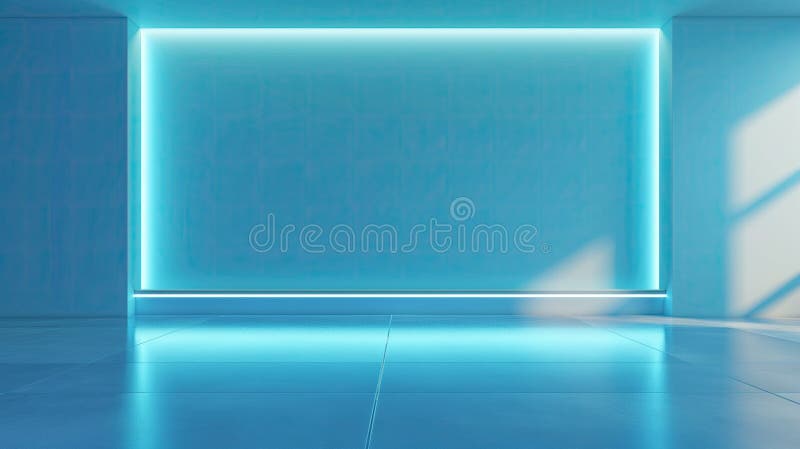 Blue Minimalist Background for Presentation Stock Illustration ...