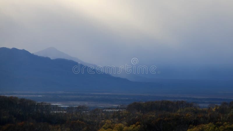 Blue mist stock image. Image of water, mystical, blue - 103694125
