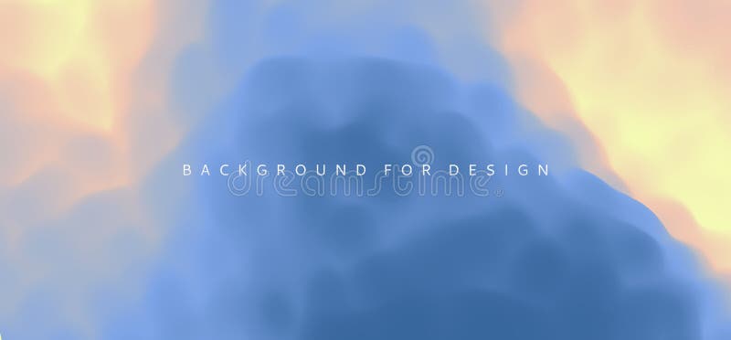 Blue Misty Background. Vector Illustration for Advertising, Marketing ...