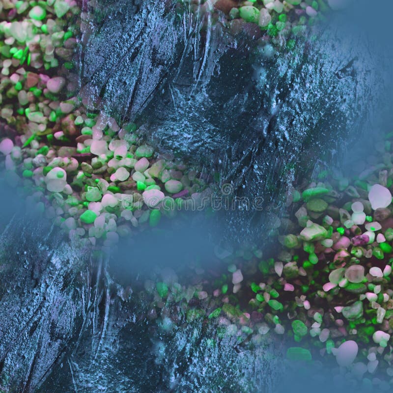 Blue 3d Mix Texture, Abstract Stone Design, Colorful Effect, Mix ...