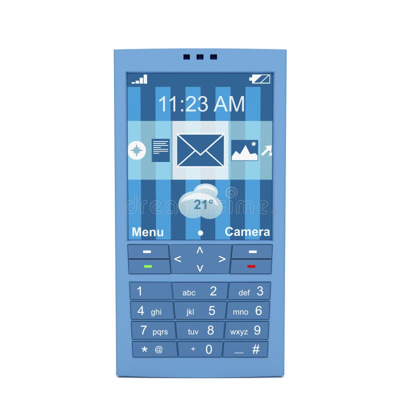 Blue mobile toilet stock vector. Illustration of blue - 94667528