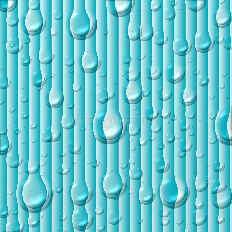 Blue Modern Abstract Pattern of Horizontal Digital Stock Illustration ...