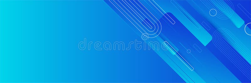 Blue Modern Banner Background. Vector Abstract Graphic Design Banner ...