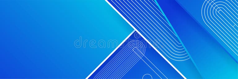 Blue Modern Banner Background. Vector Abstract Graphic Design Banner ...