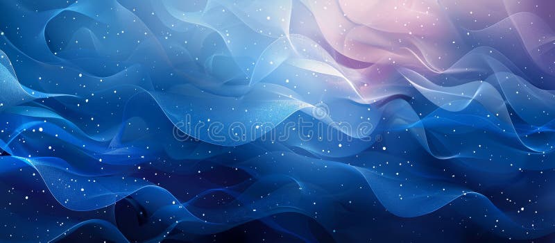 Blue Modern Bright Waves Art. Blurred Pattern Effect Background Stock ...