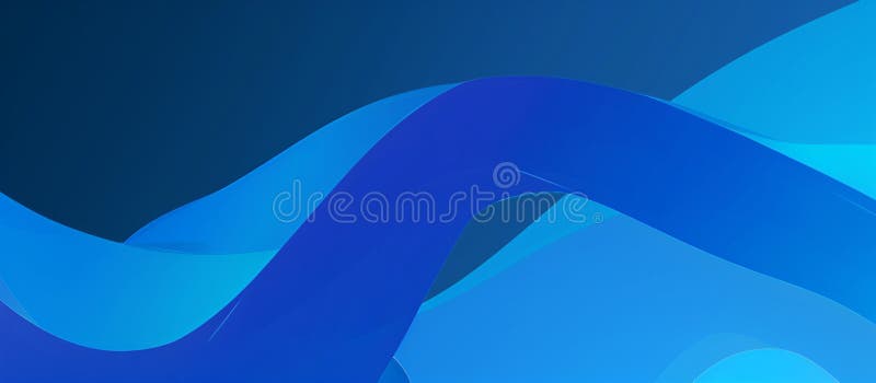 Blue Modern Bright Waves Art. Blurred Pattern Effect Background Stock ...