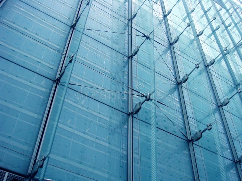 Blue Modern Building stock photo. Image of financial, blue - 6551282