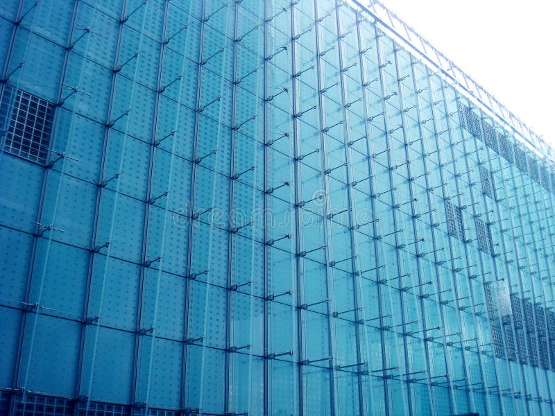 Blue Modern Building stock image. Image of exchange, modern - 6551411