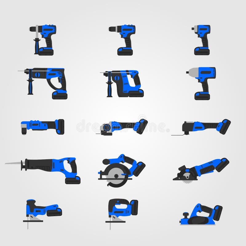 Cordless Brushless Stock Illustrations – 16 Cordless Brushless Stock ...