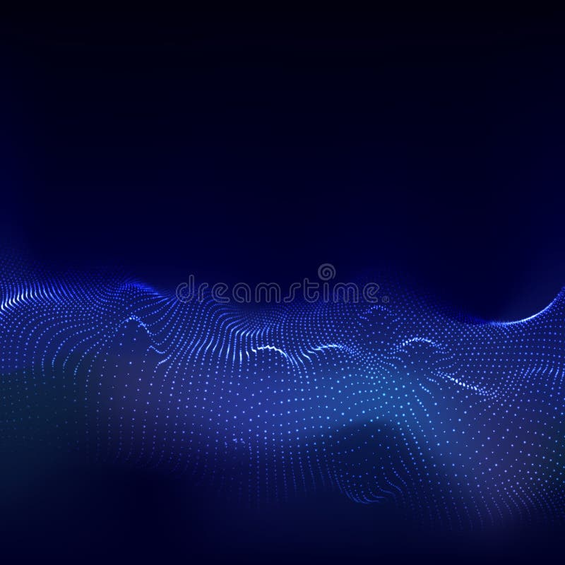 Blue Modern Dynamic Background Stock Vector - Illustration of effect ...
