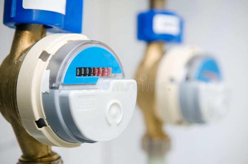 Water meter stock image. Image of interior, home, color - 41242625