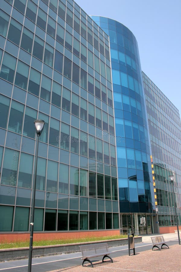 Modern Work Quarter Buildings Stock Photo - Image of architecture ...