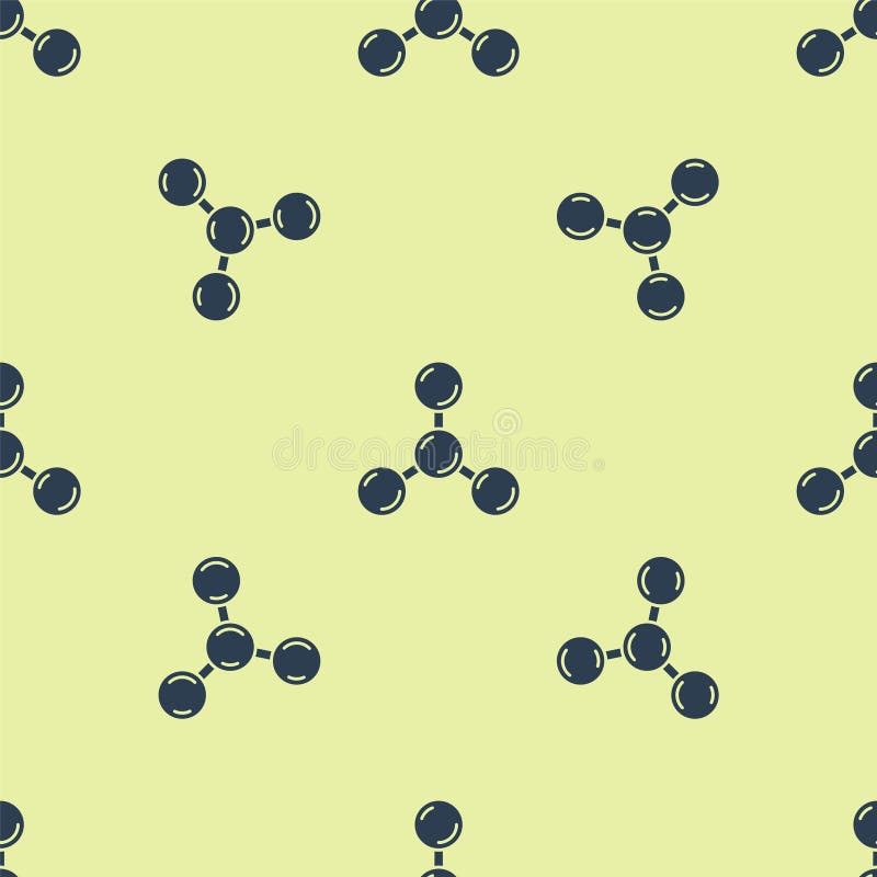 Chemistry Background Seamless Pattern Molecules Stock Illustrations ...