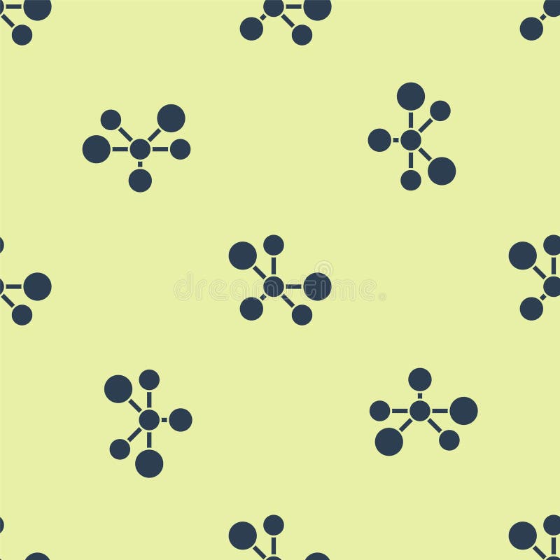 Chemistry Background Seamless Pattern Molecules Stock Illustrations ...