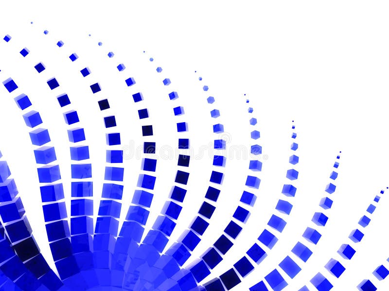 Blue Molecule Organic Pattern Abstract Stock Illustration ...