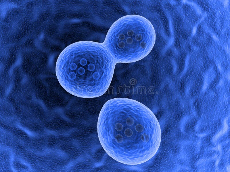 Blue molecules stock illustration. Illustration of bacteria - 28795798
