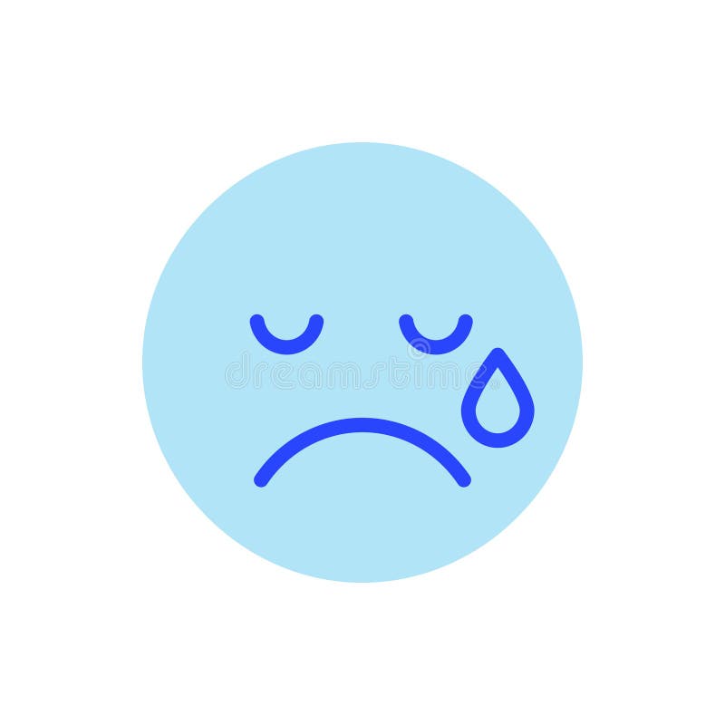 Blue Monday. the Most Depressing Day of the Year. Sad Character. Vector ...