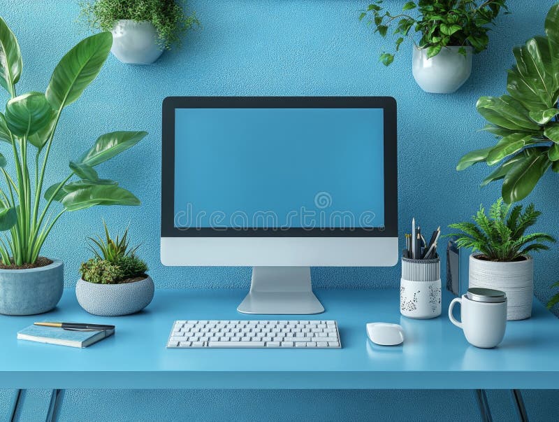 Minimal Office Table Stock Illustrations – 34,653 Minimal Office Table ...